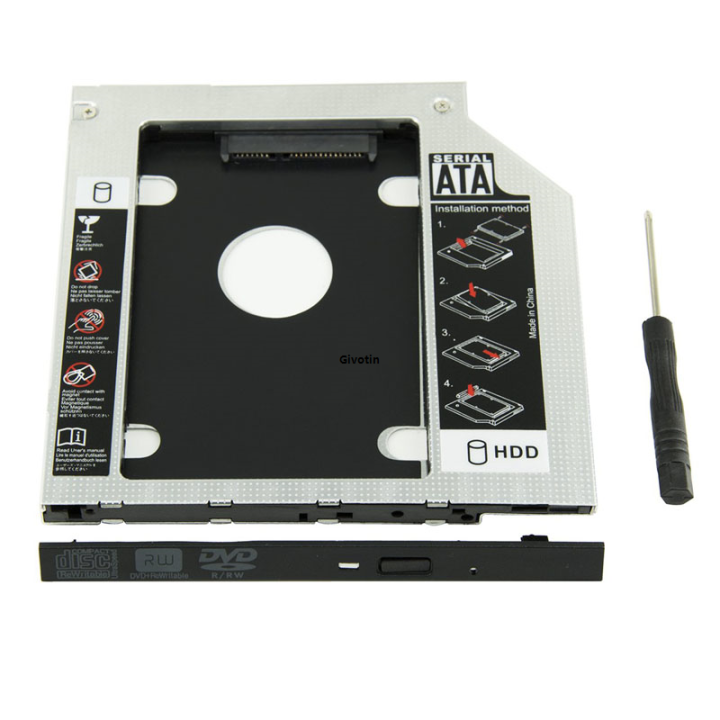 【32178cc8】SATA Optibay HDD Caddy 9.5mm,12.7mm 9mm Laptop 2.5 SSD Hard ...