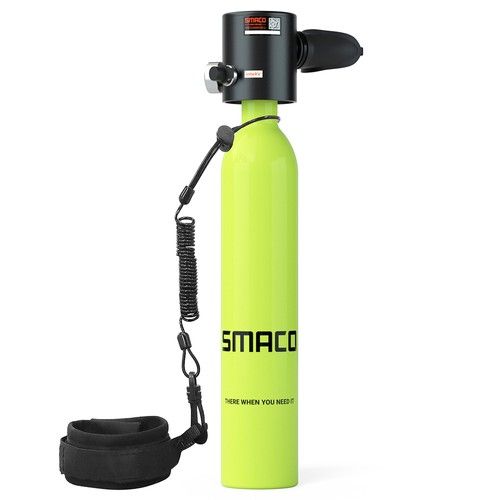 SMACO S300-B3 0.5L Mini Scuba Diving Tank 5-7 Minutes Using Time with ...