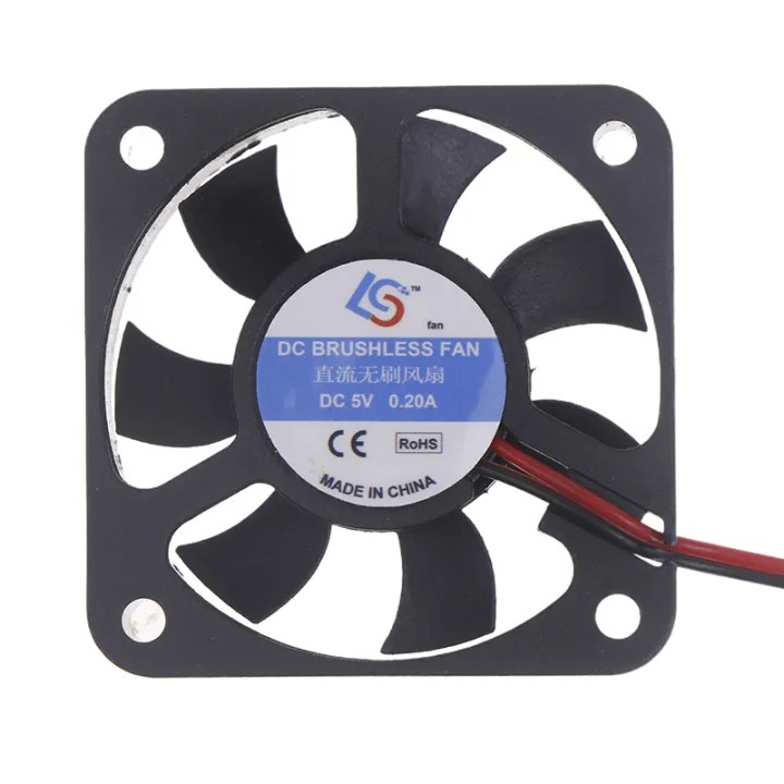 【7efc9af3】5010 DC Brushless Fan With Two Lines 50x10mm 5V 12V 24V Industrial Fans Bearing 50 ...