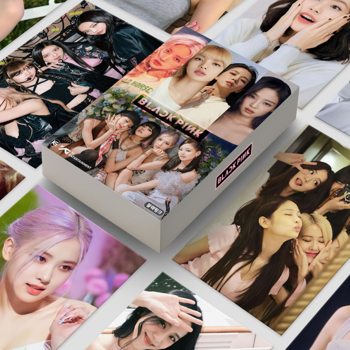 KPOP BLACKPINK Photocards JISOO JENNIE LISA ROSE Born Pink Album ...