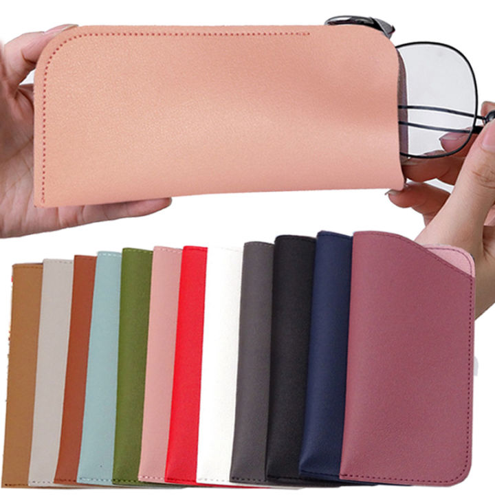 Fashion Portable Glasses Bag PU Leather Sunglasses Box Reading ...