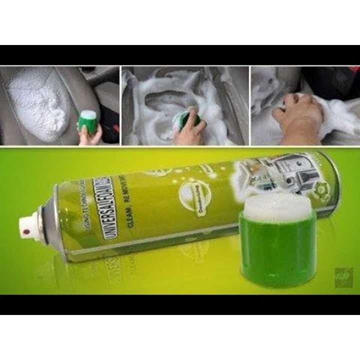 Handboss Universal Foam Cleaner With Brush Leather Fabric Cleaner Car ...