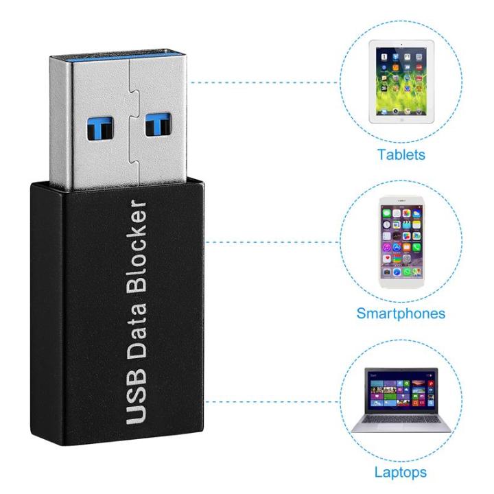 2pcs Data Sync Blocker Usb Adapters Usb Adapter Adapter Blocking Data Sync Usb Adaptor Data ...