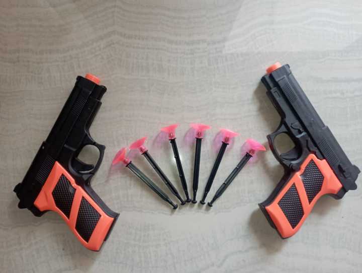 2 pcs Toy Gun - Stick Gun | Daraz.lk