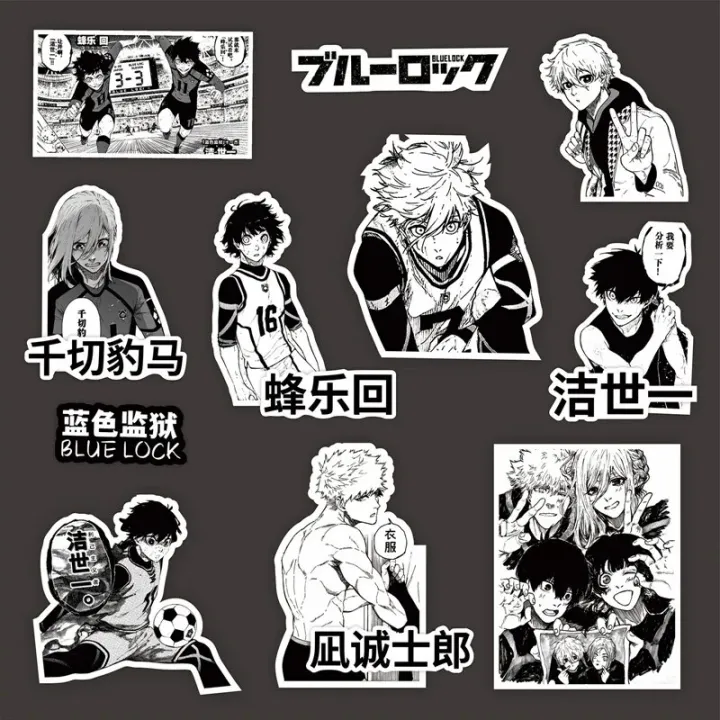 Waitz Naitz 70pcs Anime Stickers Isagi Yoichi Bachira Meguru Seishiro ...