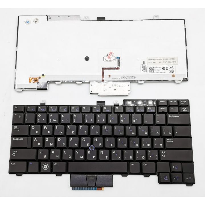 Russian US Keyboard for Dell Latitude E6410 E6400 E5500 E5510 E5410 ...