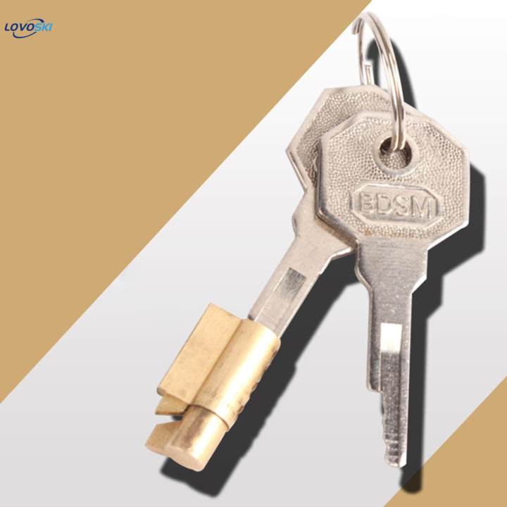 Cylinder Lockwith 2 Keys Lockable Replacement Strong Refrigerator Lock ...