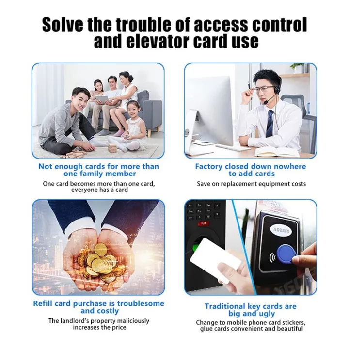 1Set ABS NFC RFID Card Copier Reader Writer English Version ICopy X100 ...