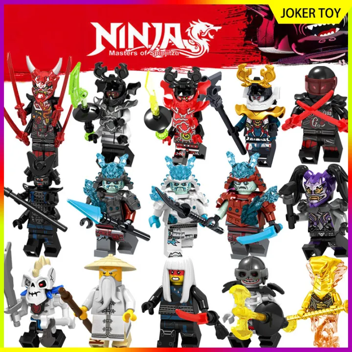 Ninja Building Blocks Jay Zane Cole Nya Harumi lego Ninjao Movie ...