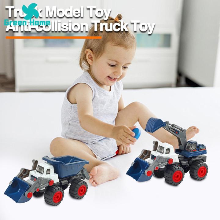 Truck Model Toy Flexible Arm Excavator/dump Truck Toy Moveable ...