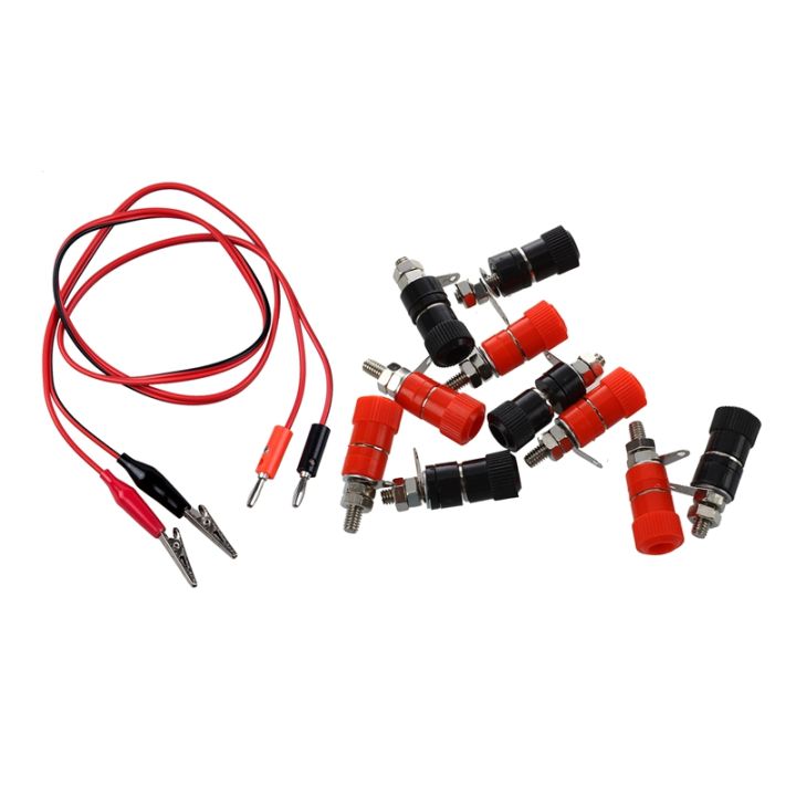 BRADOO- 10 Pcs 3.8Mm Thread 4Mm Banana Plug Socket Binding Post ...