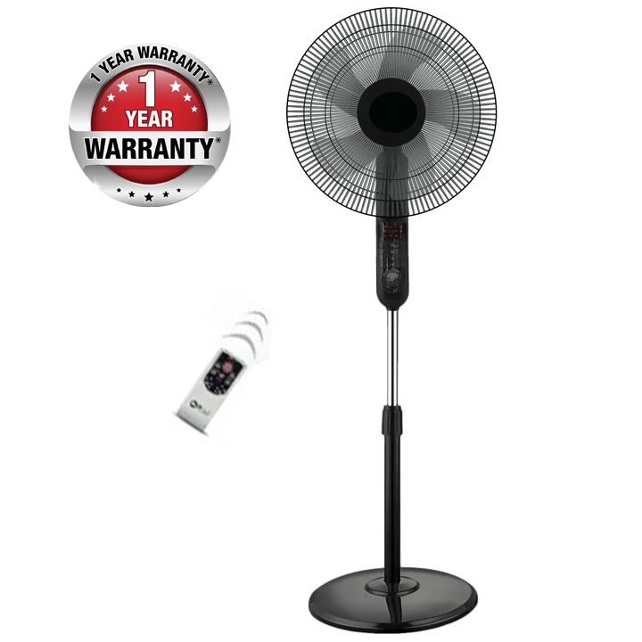 Stand Fan with Remote 16 inch 5 Blade | Daraz.lk
