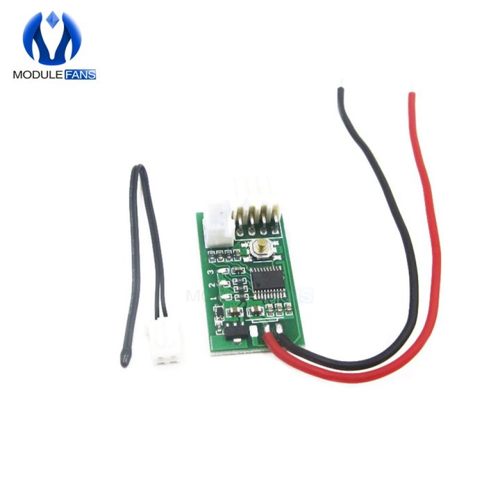 DC 12V PWM 4 Wire Line Fan Temperature Digital Control Speed for PC Fan ...