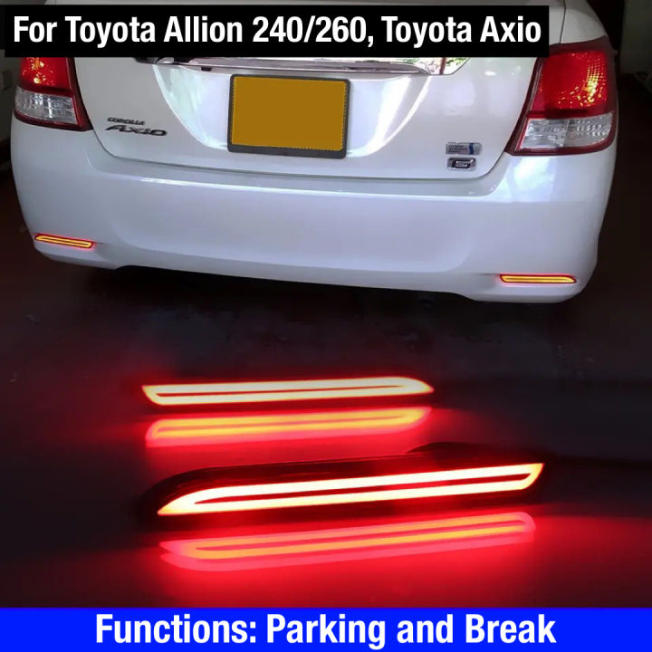 Allion 240/260/Axio Rear Bumper Reflector Buffer Parking and Brake ...