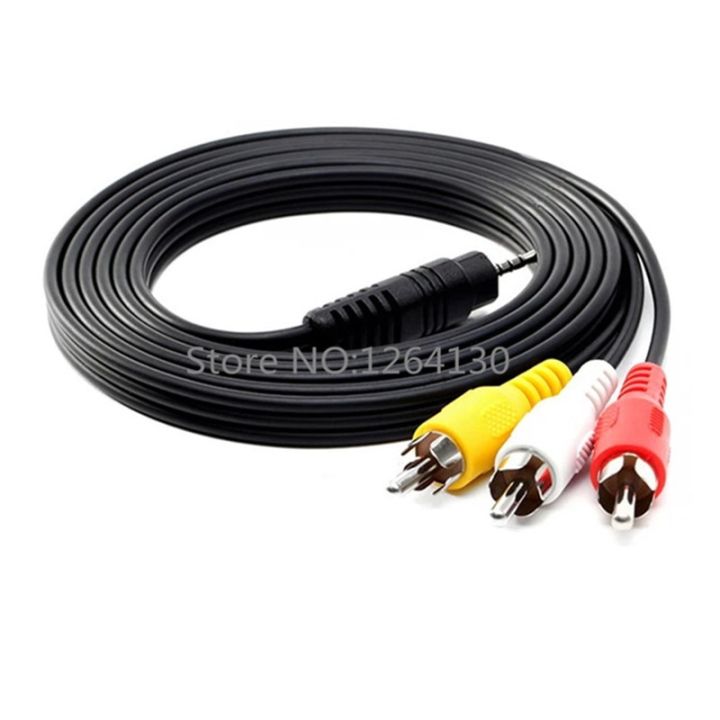 Audio Video AV Cable 3.5mm Jack to 3 RCA for TV/SONY/Canon/JVC ...