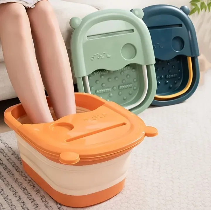 Folding Foot Bath, Massage Foot Bath Basin Foot Bath, Foot Pool ...