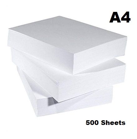 80 GSM A4 Paper 500 Sheets Bundle in White Color | Daraz.lk