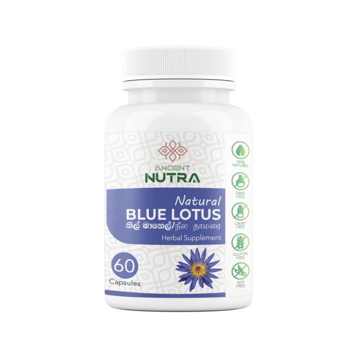 Ancient Nutra Blue Lotus Capsules - Mood Enhancement | Daraz.lk