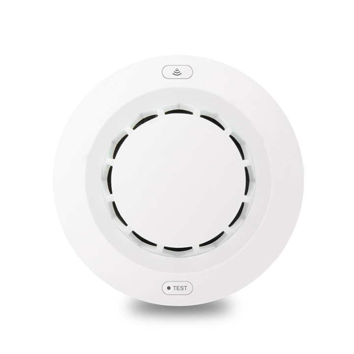 2-In-1 Wireless Tuya Smoke Detector with Temperature Humidity Smoke ...