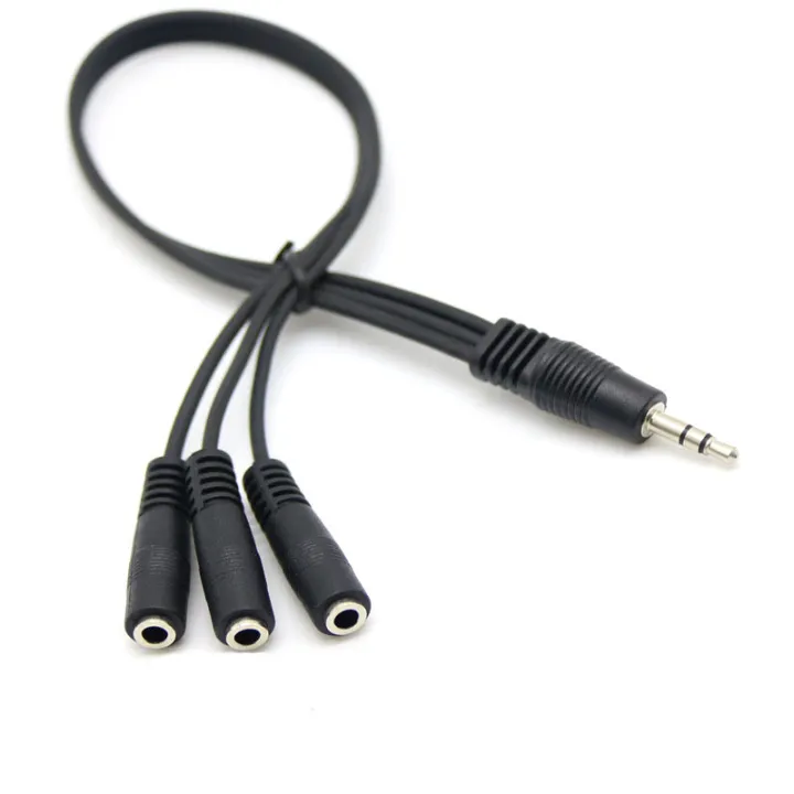 3.5mm 3 Way Port Aux Multi Headphone Earphone Audio Splitter Adapter 3 ...