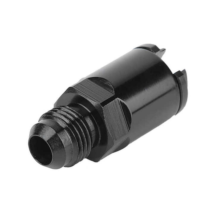Aluminum Fuel Line EFI Adapter Fitting -6 AN Male to 1/4in Quick ...