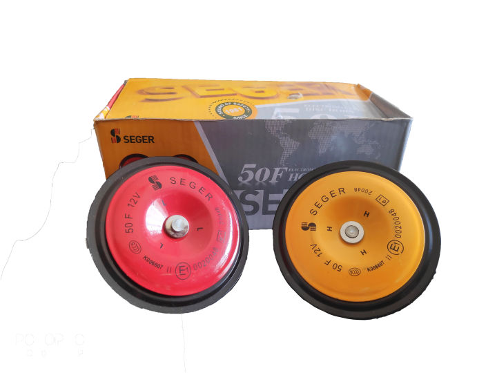 Seger Horn Disc Type 12V High & Low Tone | Daraz.lk