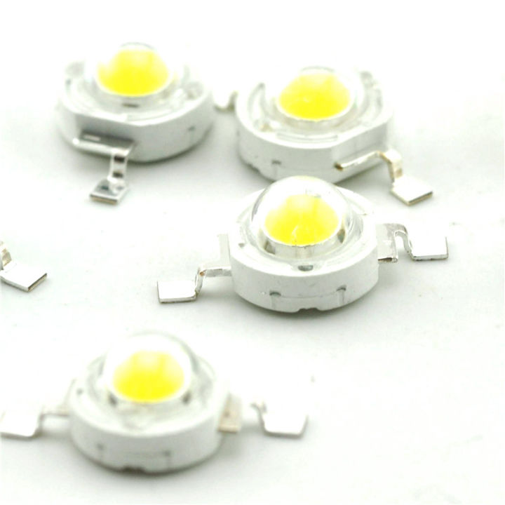 【GlobalTrendz】10pcs High Power LED Chip 1W White 1 watt led chips bulb ...