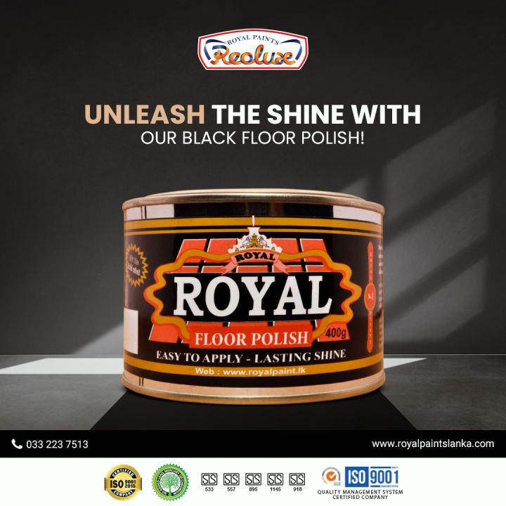 Royal Floor Polish Black 400g | Daraz.lk