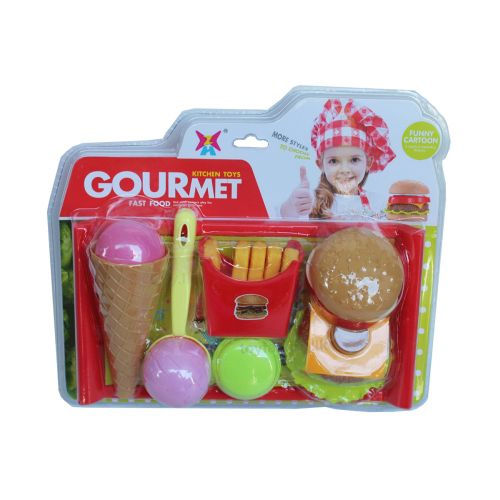 Toy Fast Food Cooking Toys Chef restaurant toy Set | Daraz.lk