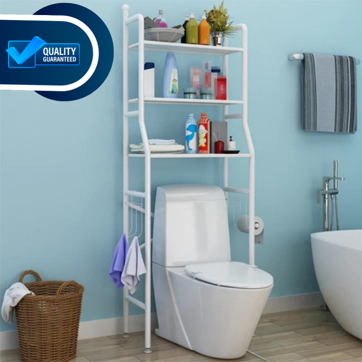 3 layer bathroom rack, toilet rack, bathroom storage organizer | Daraz.lk