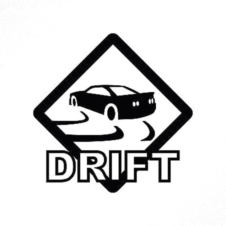 【Hottest Trends】15X15CM DRIFT Road Sign Originality Vinyl Decal Black ...