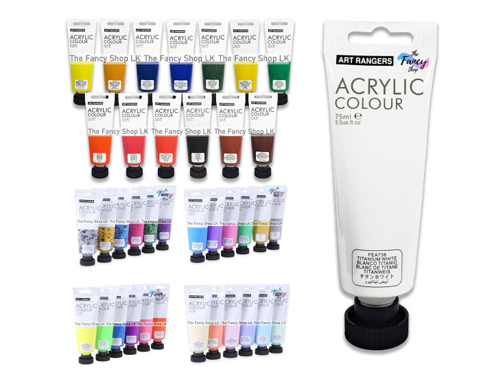Art Rangers Acrylic Paint Colour Tube Acrylic Single Colour Tube 75ml ...