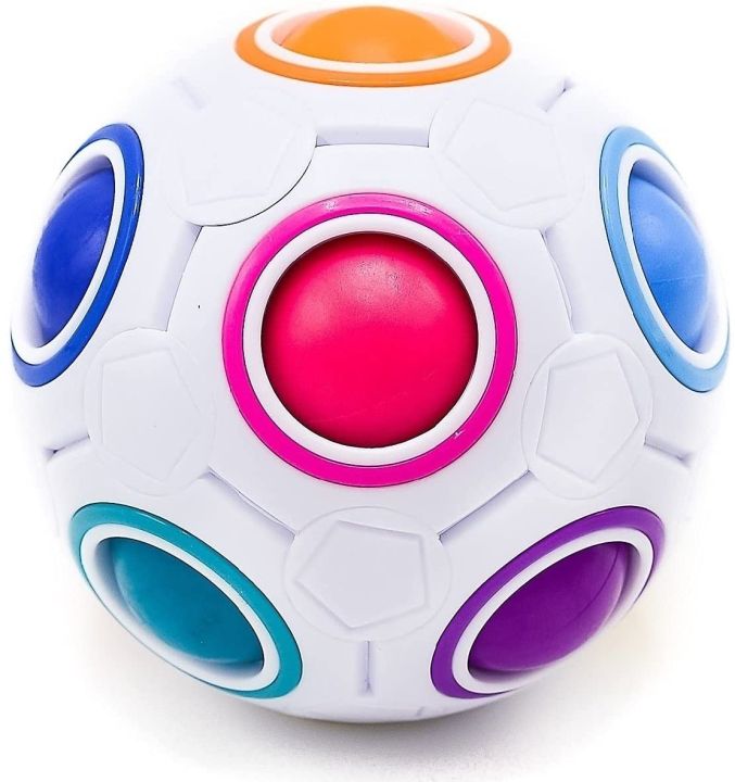 Rainbow Ball Fidget toy puzzle Magic Rainbow ball puzzle Fun fidget ...