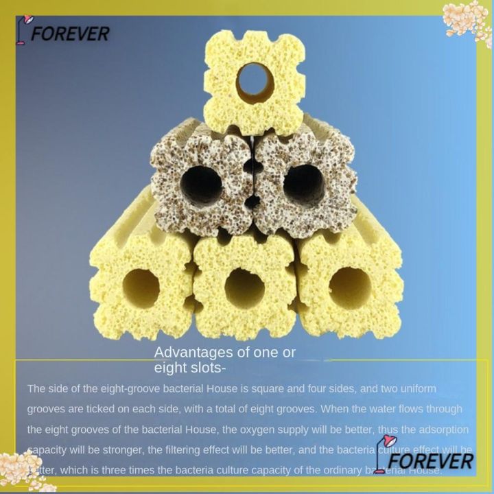 FOREVER Filter Media, Nano Square Shape Aquarium Supplies, Hollow ...