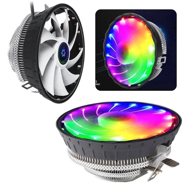 RGB CPU Cooling Fan for AMD and Intel CPUs(3 Pin) | Daraz.lk