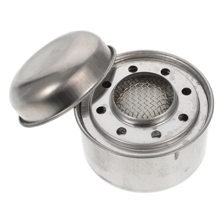 1 Set Hot Pot Burner Stove Wick Stainless Steel Fuel Holder Fuel Pot ...