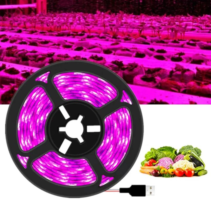 LED Plant Light Strip 5V USB 1-3m Waterproof Phyto Lamp Spectrum For ...