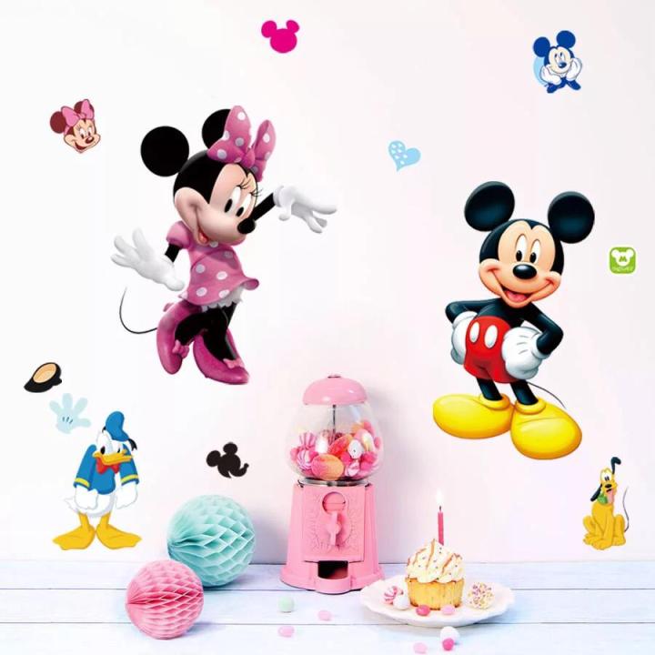 Wall stickers for baby room Mickey Mouse Minnie Mouse Disney Kids No ...