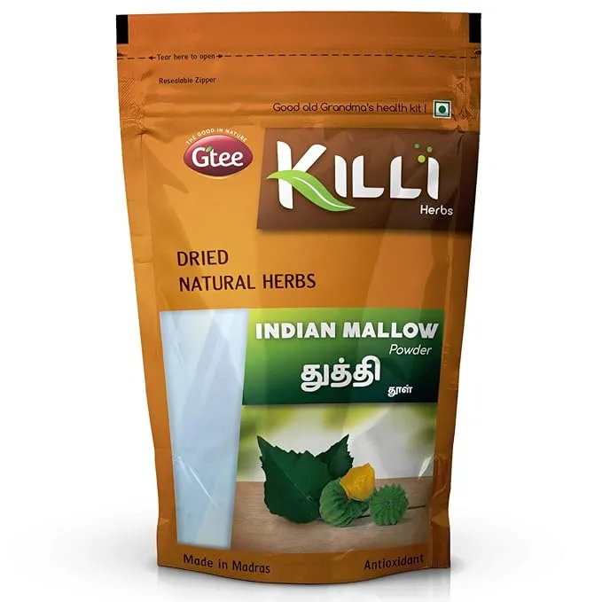 KILLI Herbs Dried Natural Herbs Indian Mallow Powder 100g | Daraz.lk