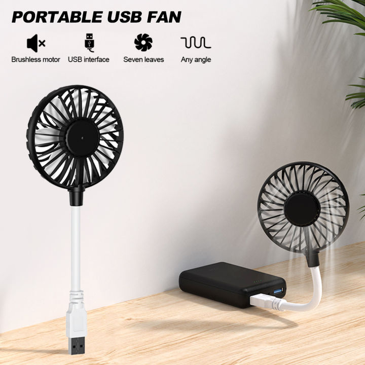 Portable USB Fan Mini Air Cooler Fan Summer Camping Table Fan ...