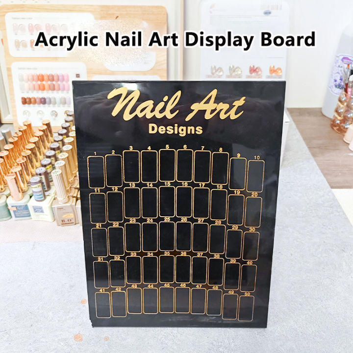 Nail Art Display Board Beginner Manicure Tool Nail Sample Display Home ...