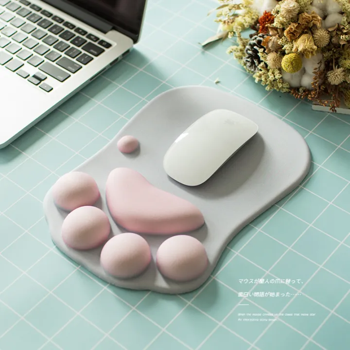 Cute Cat Claw Mouse Pad Mat Korean Creative Office Rubber Mat Anime ...