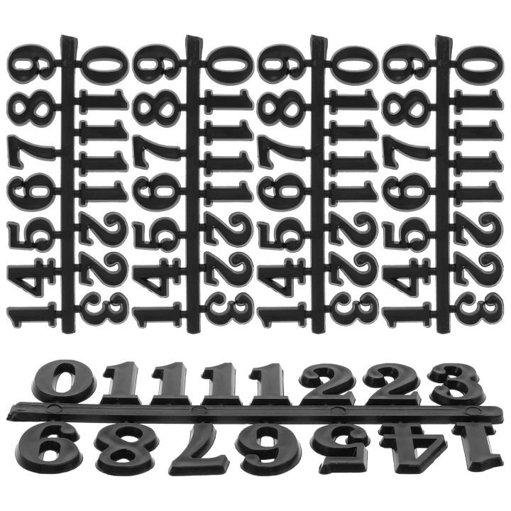 5 Sets Numbers DIY Plastic Numerals for Home Bedroom Living Room ...