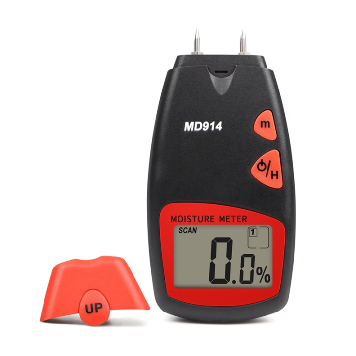 Timber Digital Moisture Meter 2 Probe Paper Water Contain Tester 2% ...
