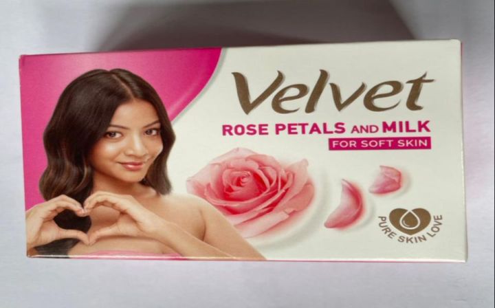 Velvet Soap- Rose and Milk 95g | Daraz.lk