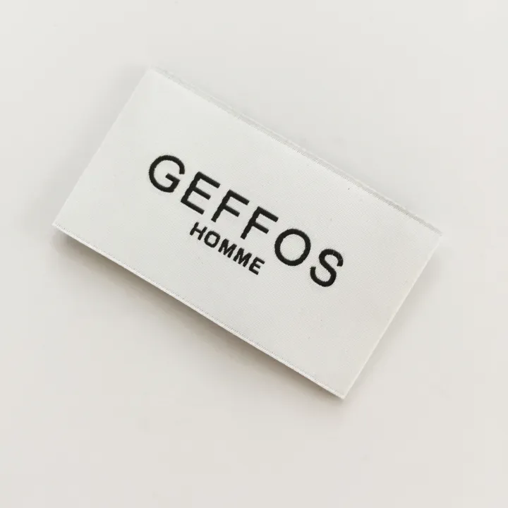 Custom Clothing Woven Label Private Logo/Brand Name Neck Label Main ...