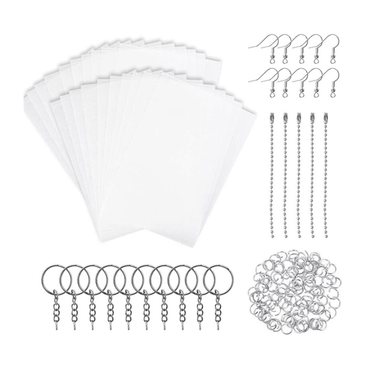 Heat Shrink Plastic Sheets Pack Spare Parts Include Blank Shrinky Art ...