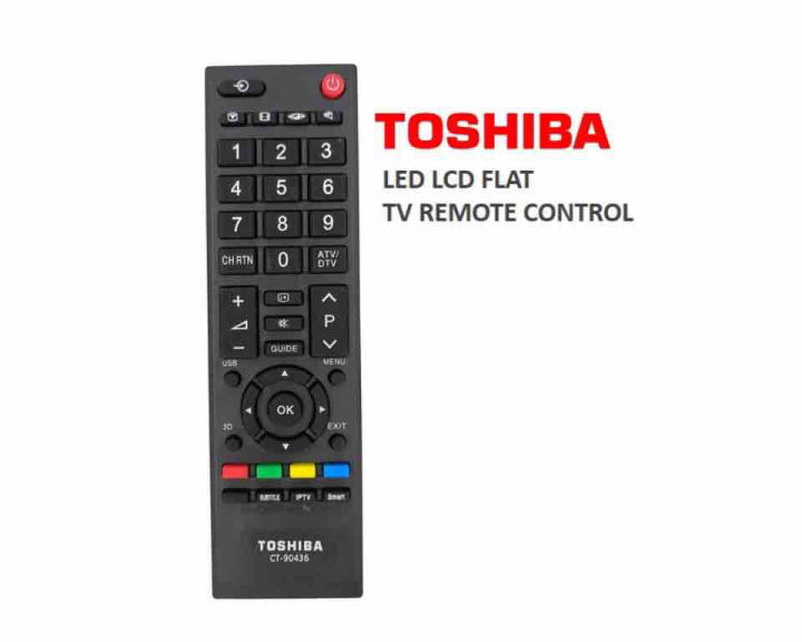 TOSHIBA LED TV Original Remote Controller | Daraz.lk