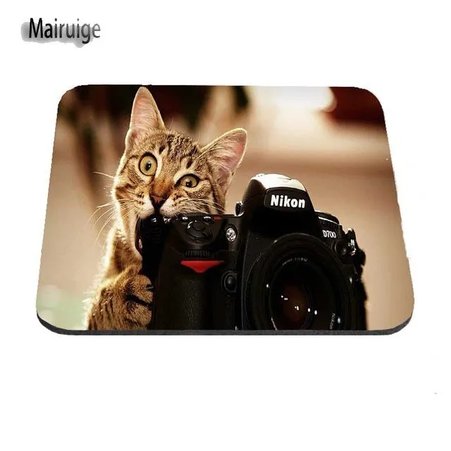 Rubber Pad Camera Rectangle Desk Pads Customized Beautiful Lovly Mouse ...