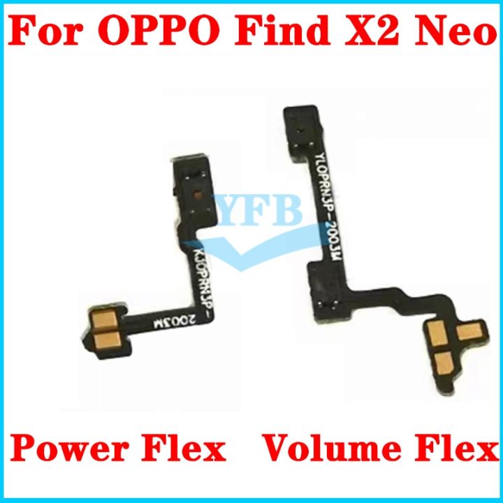 For OPPO Find X X2 Neo X3 Pro Lite Power Volume Side Button Flex Cable ...